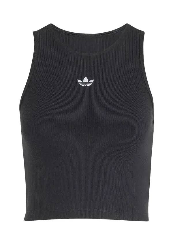 Adidas Essentials Rib Tank Top - Charcoal