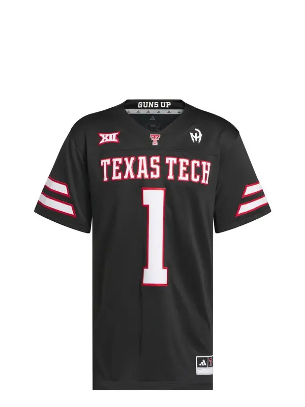 Adidas Premier Texas Tech Alternate Jersey - Black