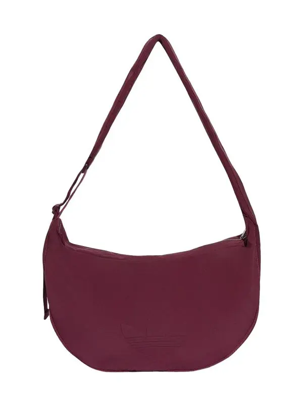 Adidas Everyday Icons Half Moon Crossbody Bag - Maroon