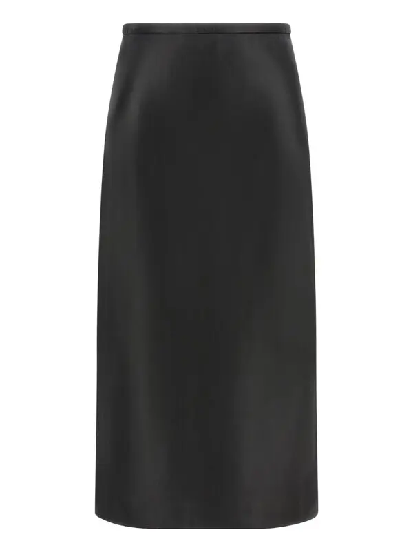 Co Slit Midi Skirt - Black