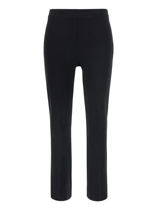 JUCCA Slim-fit Trousers With Tonal Stitching - Black