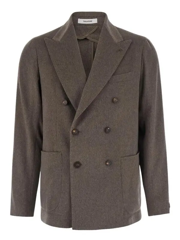 Tagliatore Double-breasted Blazer - Brown