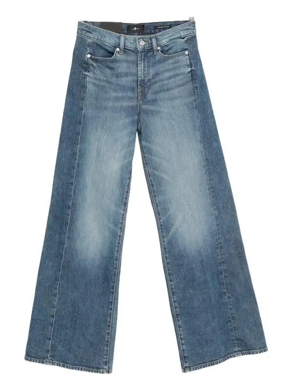 7 For All Mankind Belt Loop Jeans - Blue_6