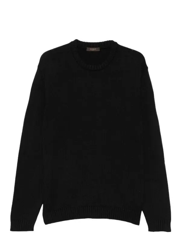 ZANONE Mock Neck Knitwear - Black