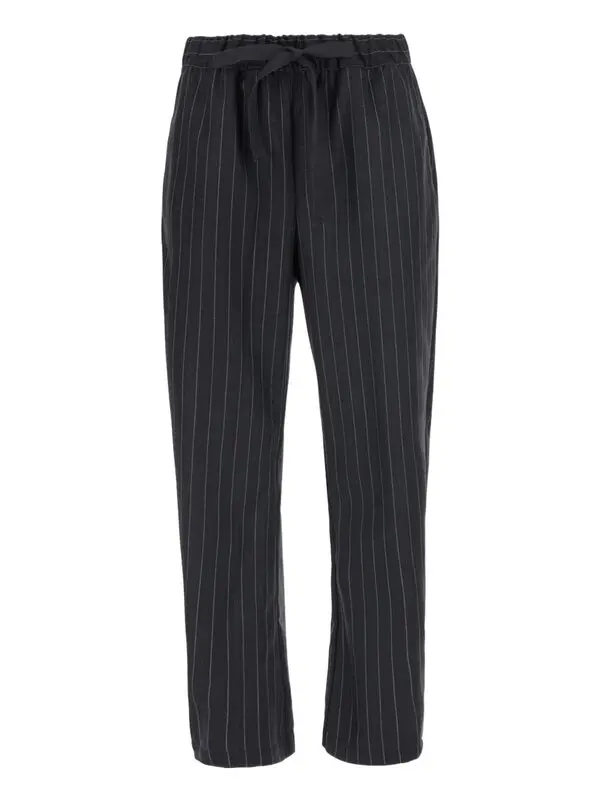 SEMICOUTURE Buddy Striped Trousers - Grey