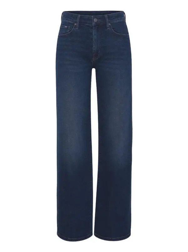MOTHER High-rise Straight-leg Jeans - No