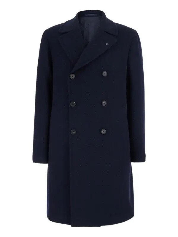 Tagliatore Button-front Coat - Black