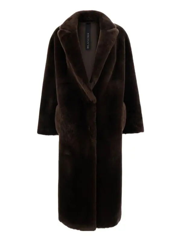 BLANCHA Fur Coat - Brown