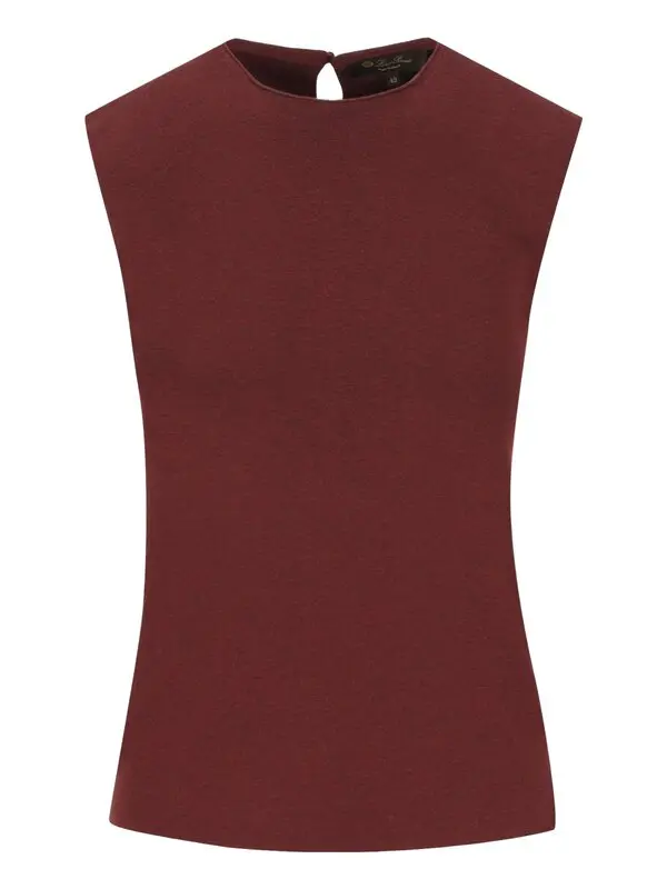 Loro Piana Siena Crew Neck Sleeveless Top - No