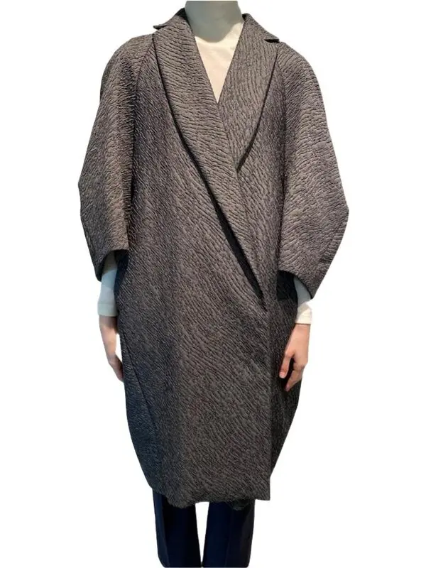 Max Mara Long-sleeved Coat - Black