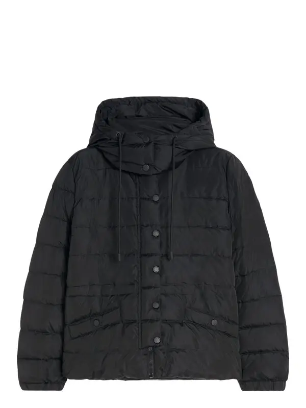 Max Mara Long Sleeve Down Jacket - Black