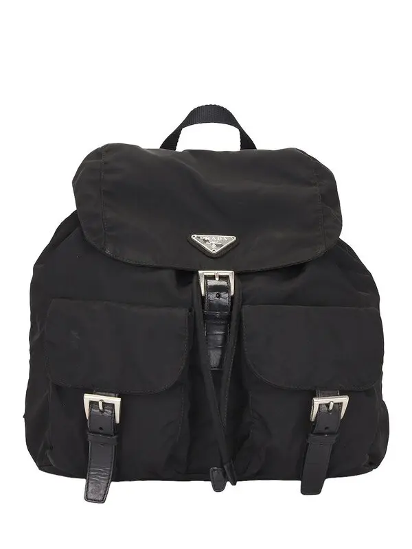 Prada Tessuto Backpack - Black