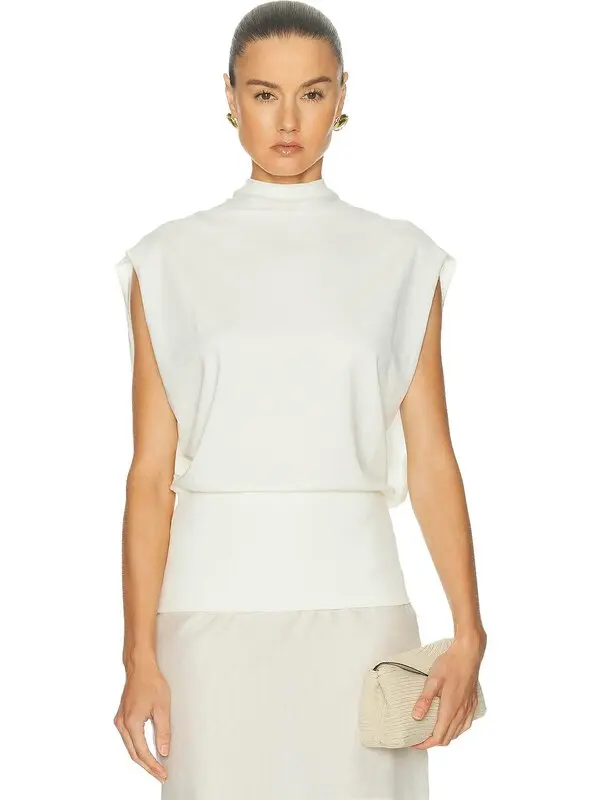 Simkhai Juli Cape Top - Ivory
