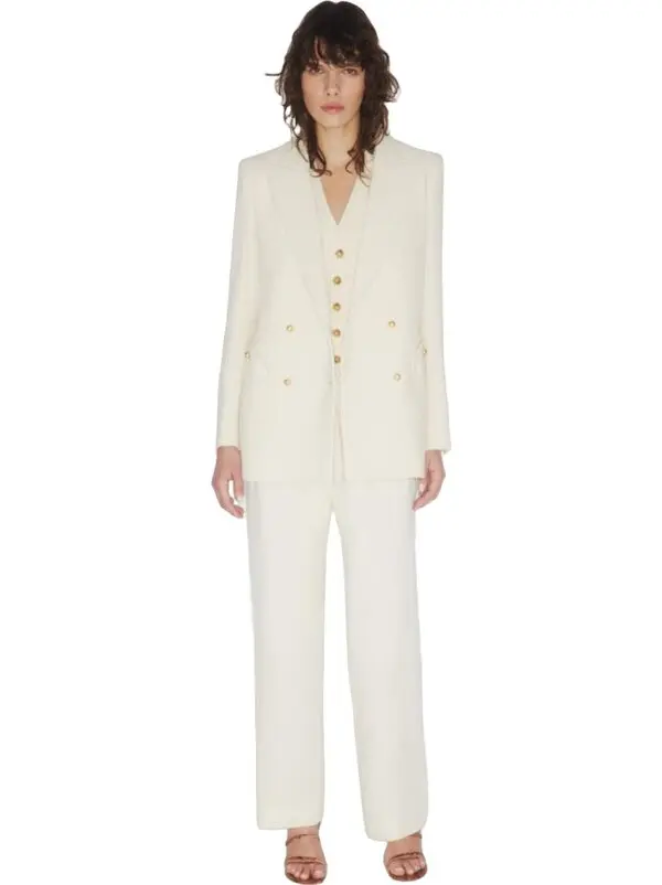 BLAZÉ MILANO Everyday Double-breasted Blazer - Cream