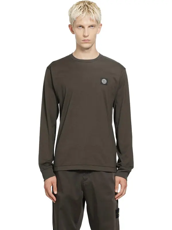 Stone Island 2100031 60/2 Cotton Jersey - Grey