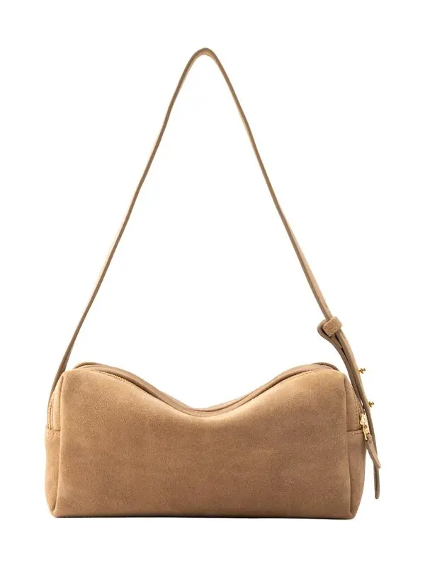 ELLEME Trousse Suede Bag - Tan