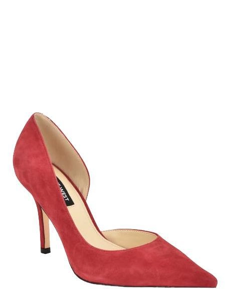 Nine West Grezza Pointed Toe D'orsay Stiletto Pumps - Red