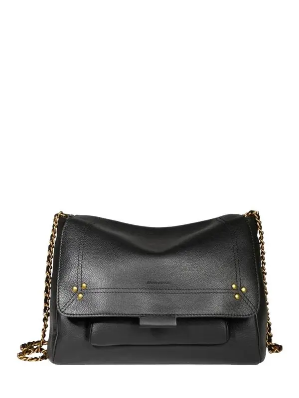 Jérôme Dreyfuss Lulu M Chain Shoulder Bag - Black