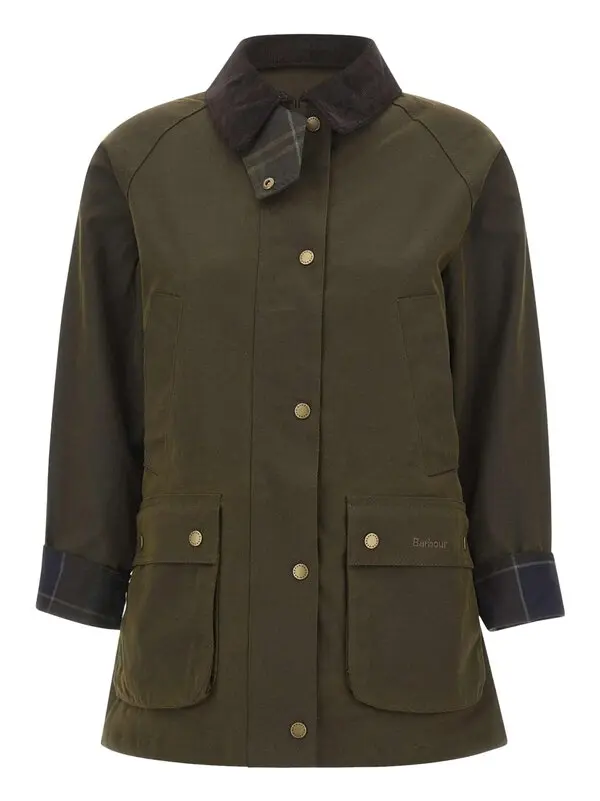 Barbour Long Sleeve Buttoned Pocket Jacket - Olive