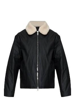 ALLSAINTS Boston Shearling Collar Jacket - Black