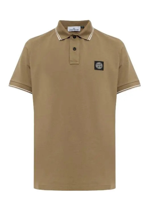 Stone Island Short-sleeved Polo Shirt - Brown