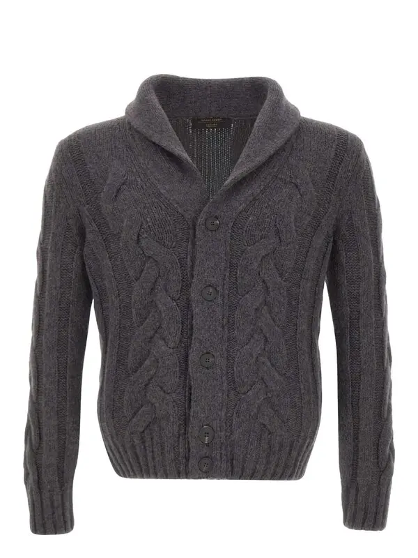 GRAN SASSO Long-sleeved Sweater - Black