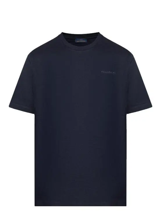 Paul & Shark Embroidered Cotton T-shirt - Black