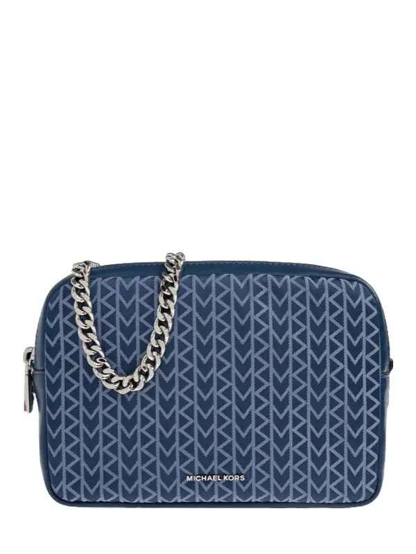 Michael Kors Geometric Pattern Shoulder Bag - Blue