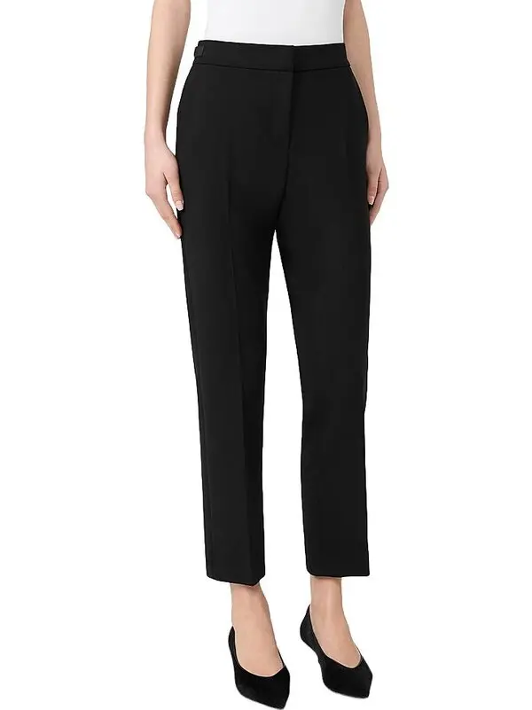 Max Mara Tailored Wool Blend Trousers - Black