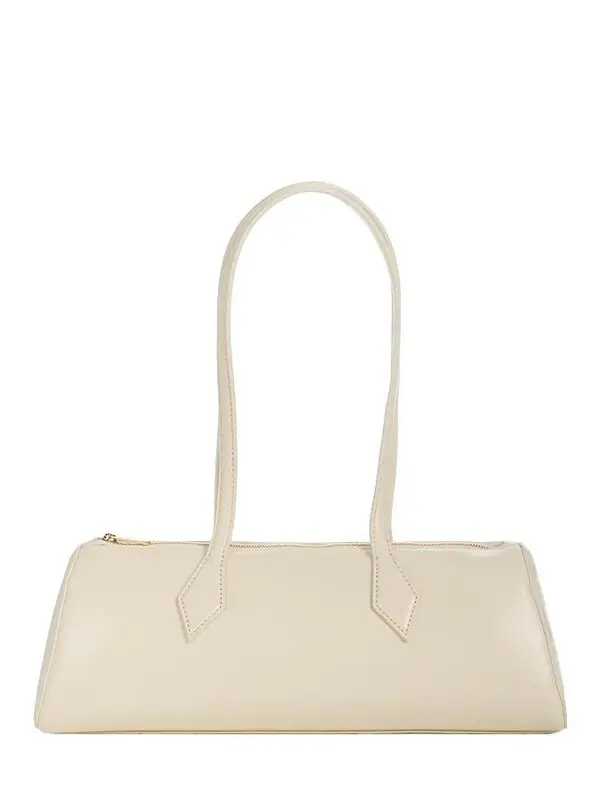 REFORMATION Sofia East West Shoulder Bag - Macadamia