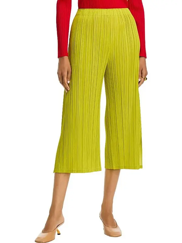 Issey Miyake Mellow Pleats Pants - Mustard