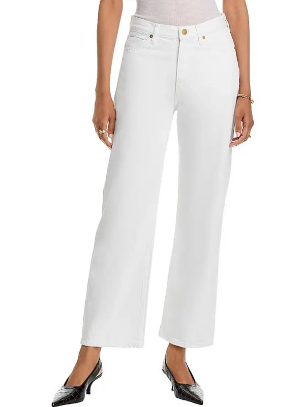 Tove Sade Mid Rise Straight Leg Jeans - Ecru
