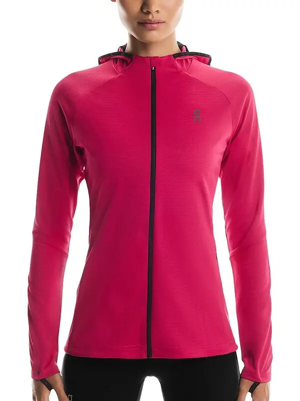 On Climate Zip Hoodie - Grenadine