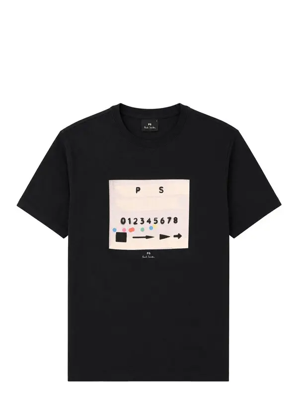 Paul Smith T-shirt Con Stampa - Black