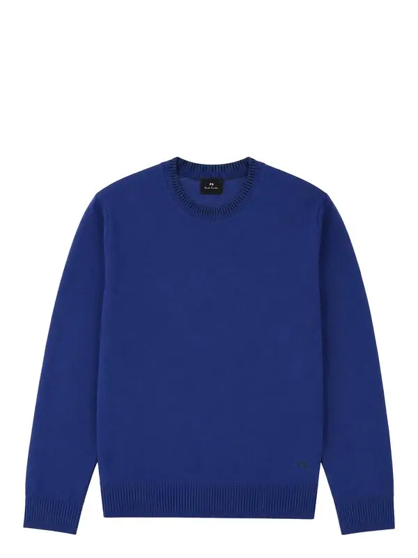 Paul Smith Maglia In Lana Merino - Blue