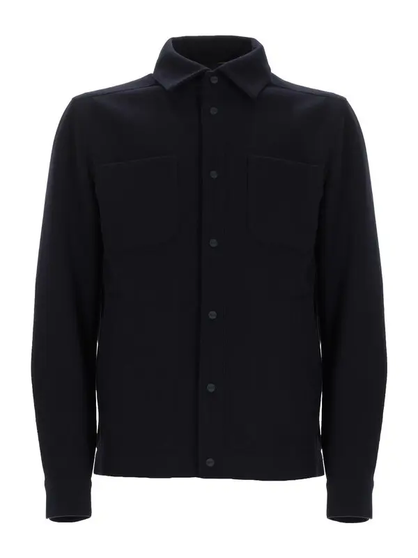 Herno Button-up Jacket - Blue