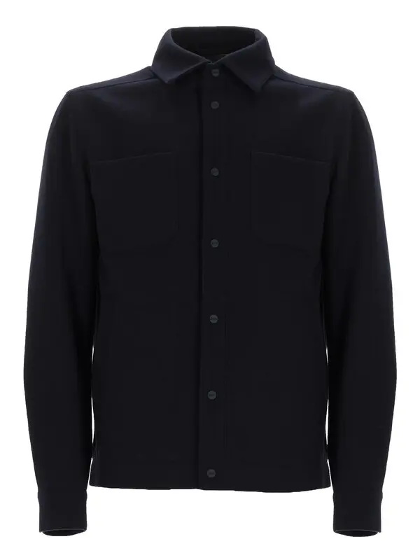 Herno Button-up Jacket - Blue