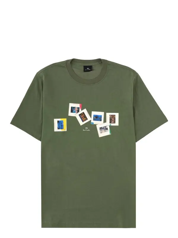 Paul Smith T-shirt Con Stampa - Green