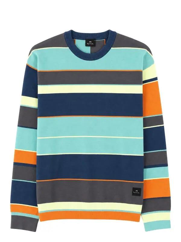 Paul Smith Maglia In Cotone - Multicolour