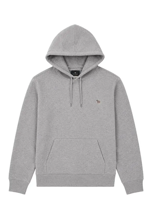 Paul Smith Zebra Appliqué Hooded Sweatshirt - Grey