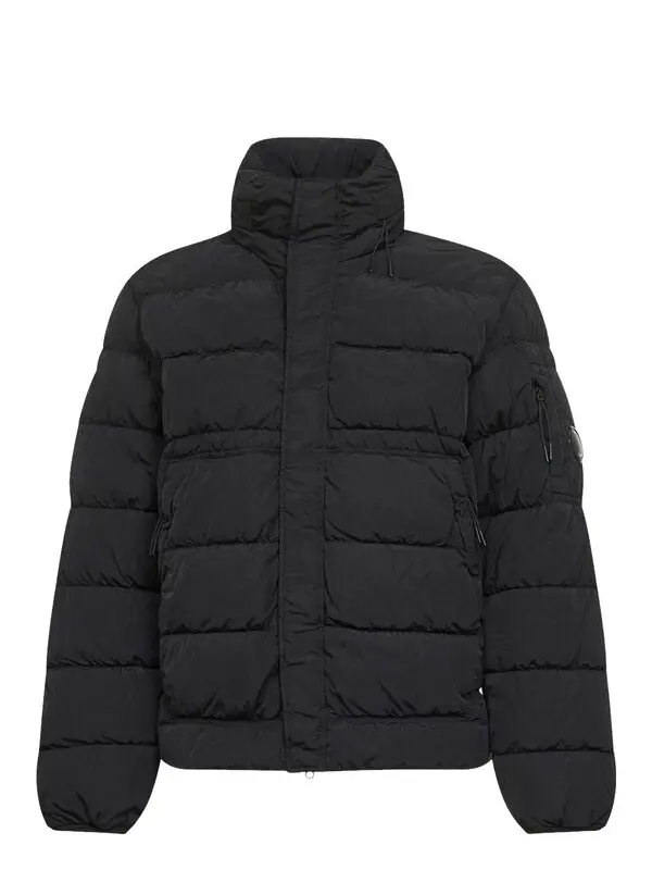 C.P. COMPANY Short Down Jacket - Black