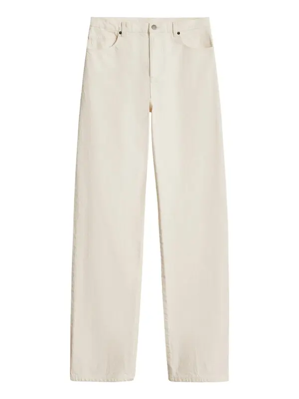 Soeur Barnabe Jeans Wide Leg Denim - Beige