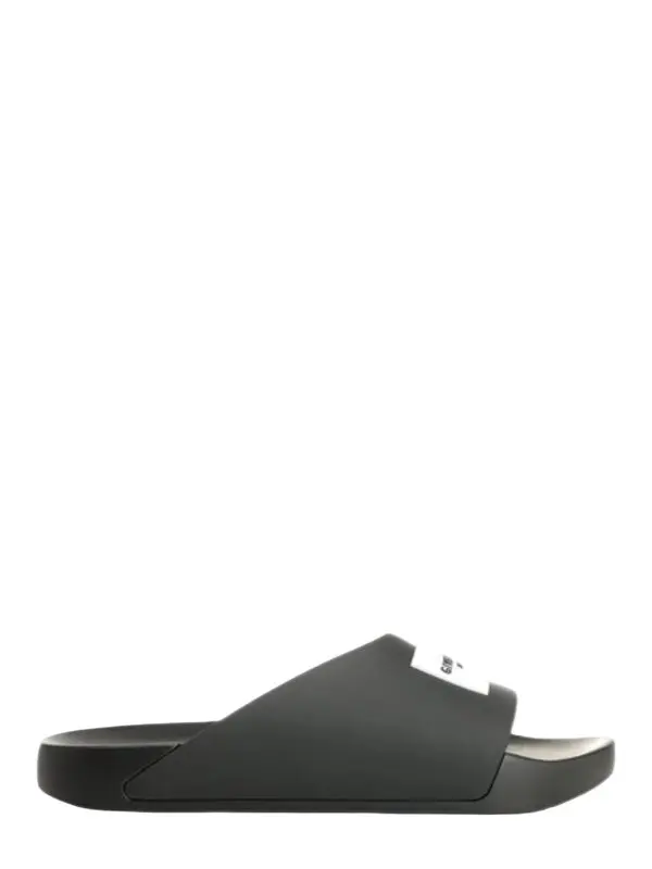 Givenchy Label Pool Slides - Black