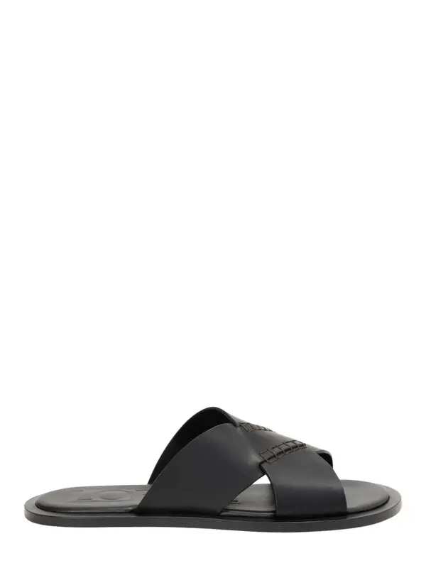 Loewe Cut Out Sandals - Black