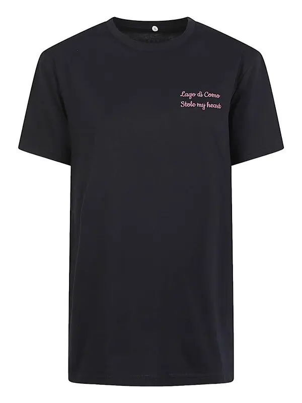 TESSABIT PRIVATE LABEL Half Sleeve T-shirt With Chest Print - Blue