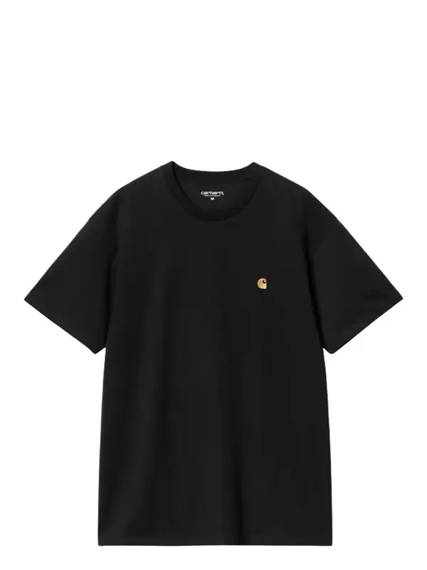 Carhartt Work In Progress Logo Cotton T-shirt - Black