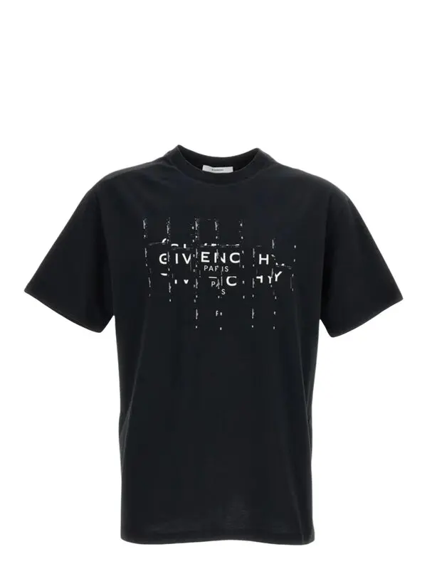 Givenchy Logo Cotton T-shirt - Black
