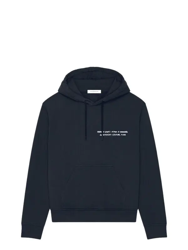 Givenchy Logo Hoodie - Blue