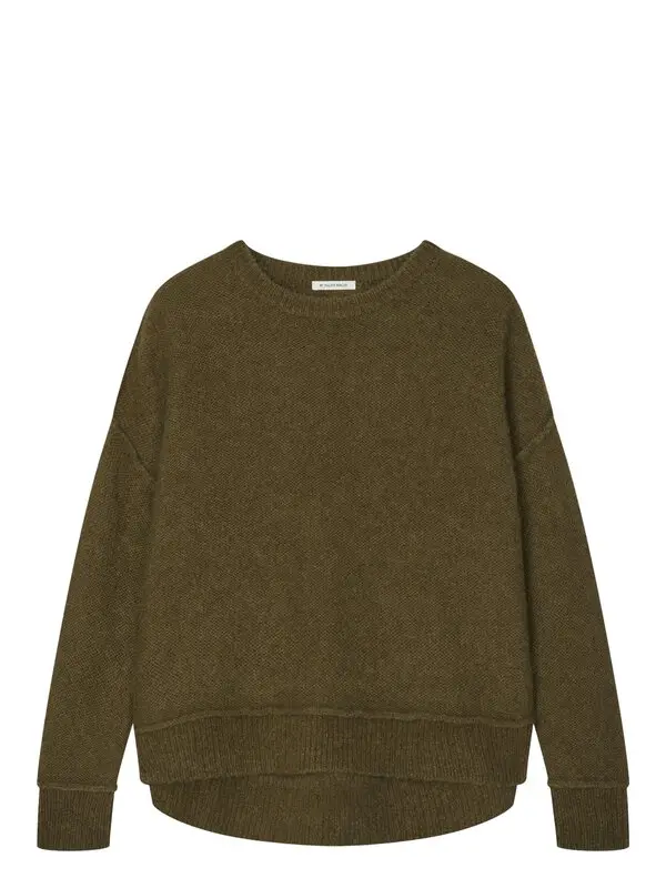 BY MALENE BIRGER Biagiorms Wool-mohair Blend Relaxed Fit Sweater - Hunt