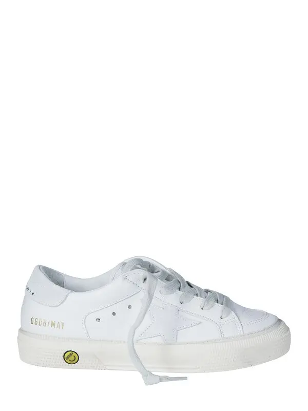 GOLDEN GOOSE Mini Star And Heel Sneakers - Bianco